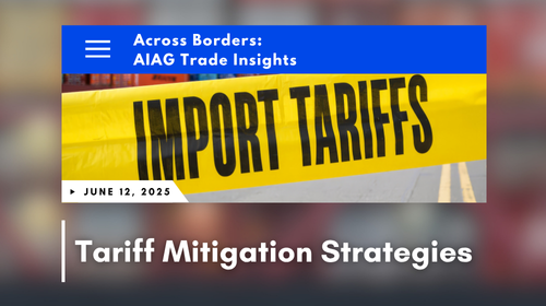 Upcoming Webinar: Tariff Mitigation Strategies to Protect Your Margins